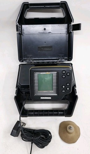 HUMMINBIRD WIDE ONE Fish Finder Unit With Transducer Travel Case New ...