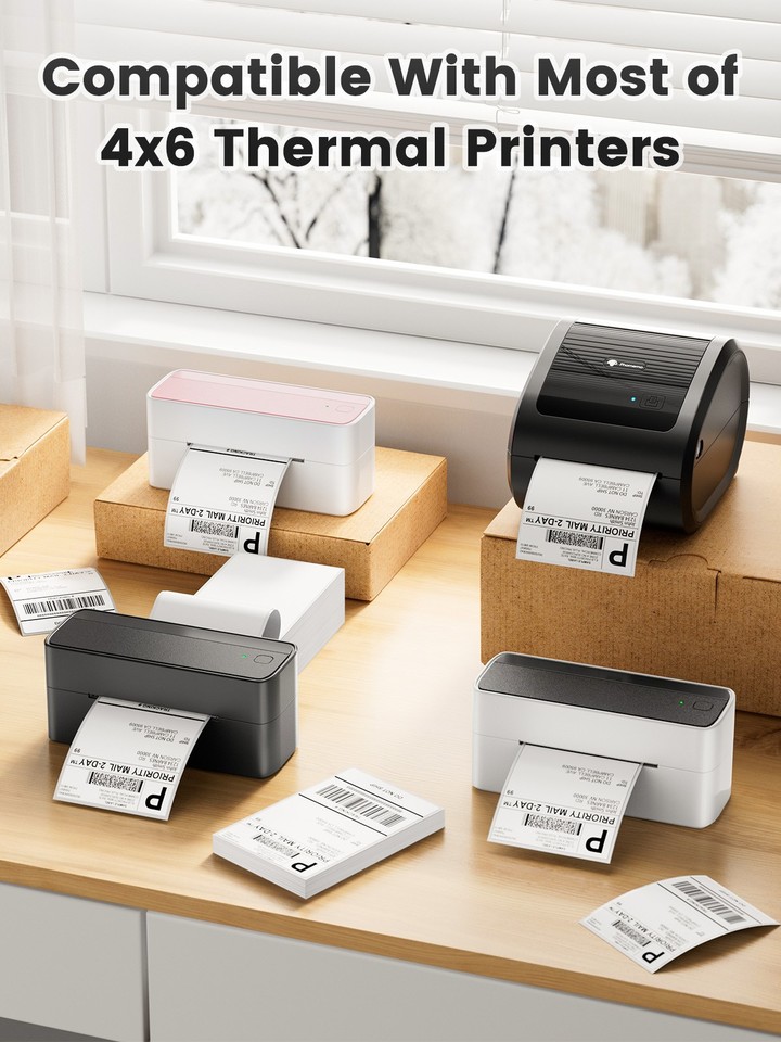 100*150mm 4X6 Thermal Labels for Shipping Label Printer for Royal Mail ...