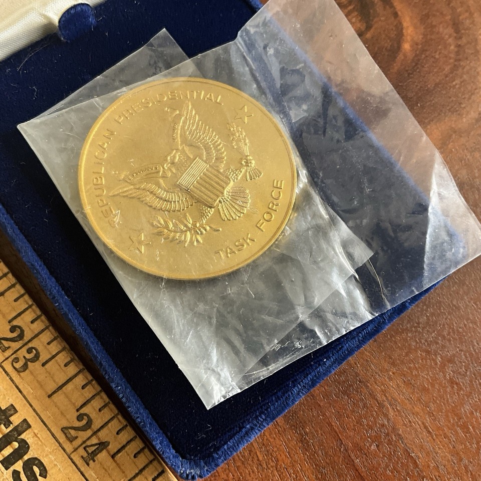 Ronald Regan Medal of Merit Republican Presidential Task Force Coin ...
