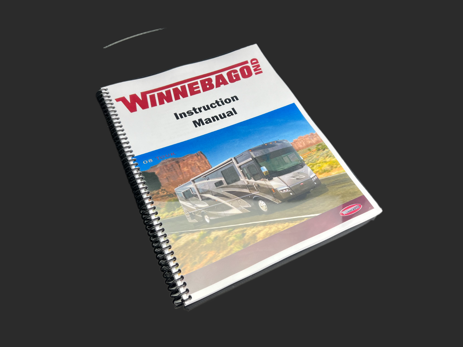 2008 Winnebago Tour Home Owners Operation Manual User Guide Coil Bound | eBay
