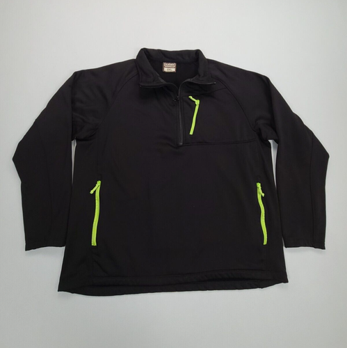 CE Schmidt Jacket Adult 2XL XXL Black Zip Pullover Workwear Outdoors ...