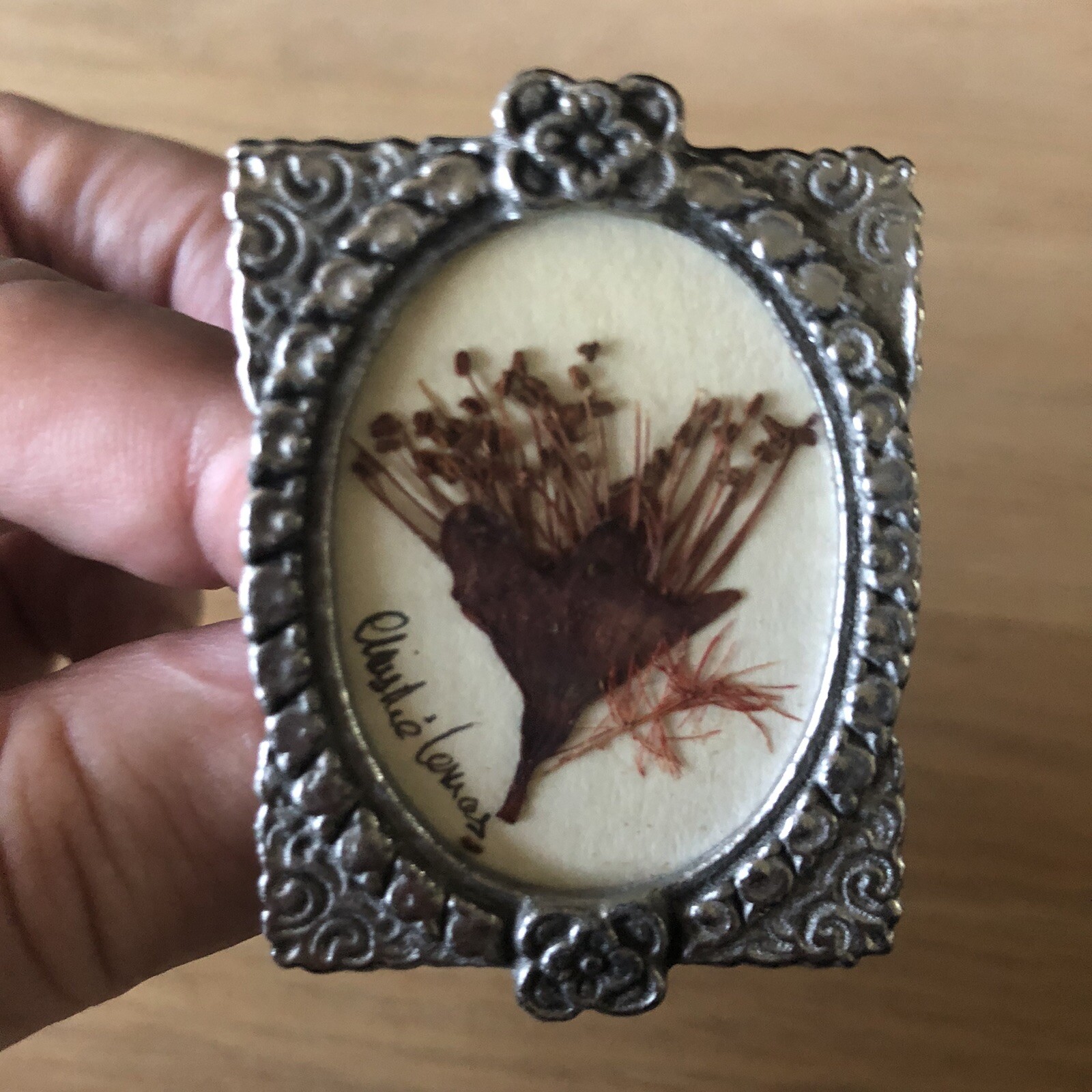 🌼🌟🌼Christine Lomas Pressed Flowers 🌼🌟🌼Miniture Frames🌳🌳 | eBay UK