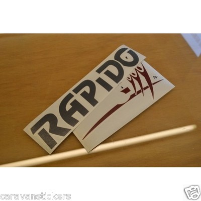 RAPIDO Motorhome - (STYLE 1) - Name and Logo Sticker Decal Graphic ...