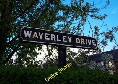Photo 6x4 Street sign, Bangor Groomsport Street sign on Waverley Drive ...