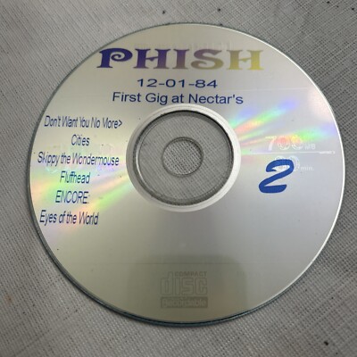 Rare!! Phish The Band First Gig Cd 1984 | eBay
