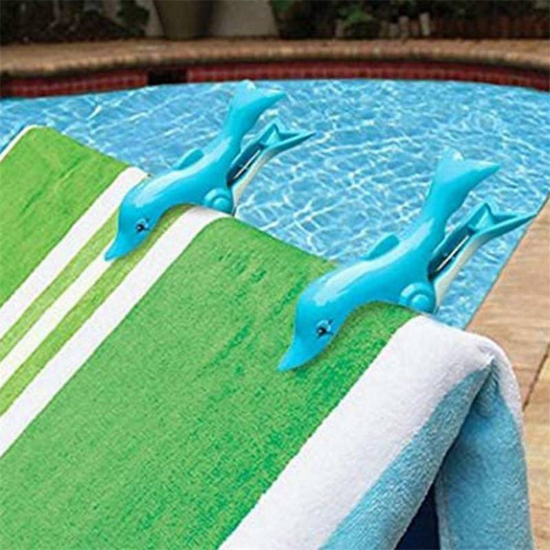 Towel Plastic Clips Sun Lounger Beach Pool Towel Holders Wind Clips ...