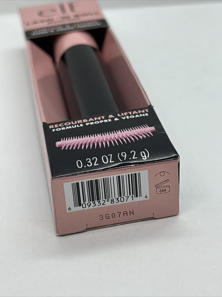 NEW NIB e.l.f. Lash 'N Roll Mascara Elf Curling & Lifting Full Sz Black ...