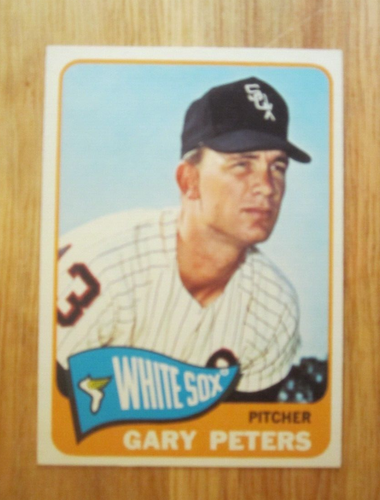 Gary Peters 1965 Topps #430 Trading Card MLB Baseball Chicago White Sox ...
