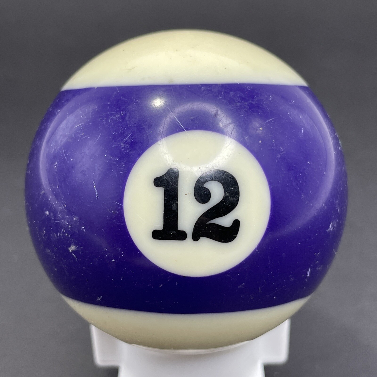 Vintage 1980s Snooker #12 Billiard Pool Ball 2 1/4" Diameter 6oz ...