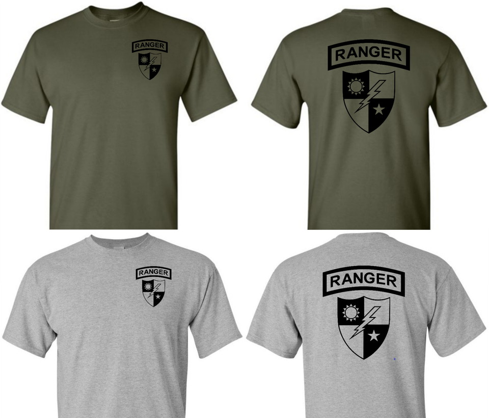 US Army Ranger DUI Shirt, ARMY Ranger Performance shirt, 75th Ranger ...