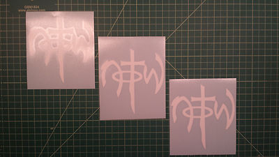 3x Not Of This World NOTW Vinyl Decal 5" Set | eBay
