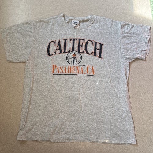 Vintage Caltech Men’s Gray Large T-Shirt California Institute of ...