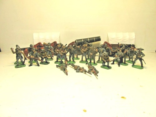 Lot of 30 Plus Hing Fat Southern Civil War Figures Hand Painted Z14 | eBay