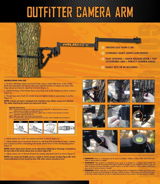 Muddy MCA200 Outfitter Camera Arm for sale online | eBay
