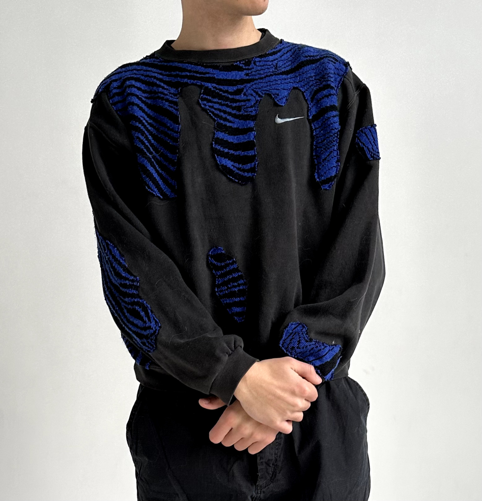 Nike Y2k Vintage 1 of 1 Custom Made Sweatshirt - Gem