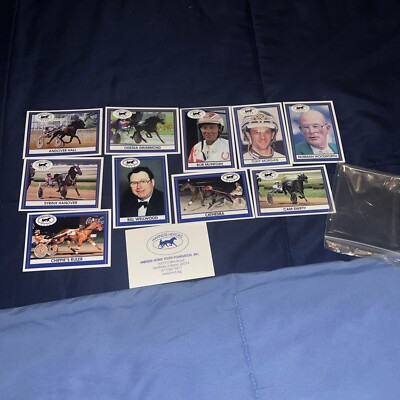 Harness Heroes Horse Racing Trading Cards Pack Lot of 10 Legends | eBay
