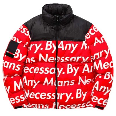 Goku Drip Jacket Dragon Ball Z Unisex Red Puffer Anime Cosplay Costume ...