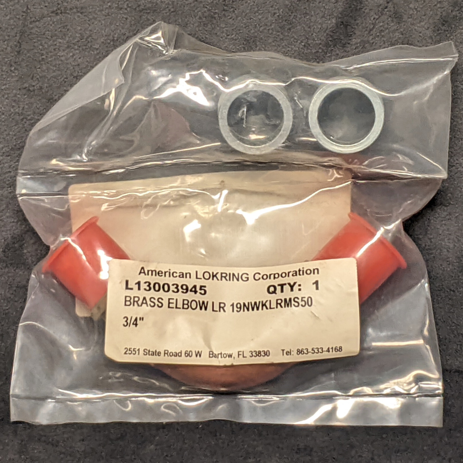 ~Discount HVAC~ LK-L13003945 - American LOKRING - 3/4" LR Elbow Brass ...