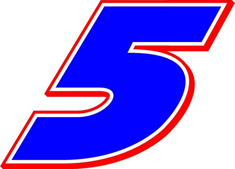 NEW FOR 2021 #5 Kyle Larson Racing Sticker Decal - Sm thru XL - various ...