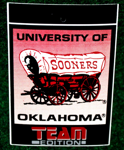 MINT Oklahoma Sooners Team Edition Sticker Card NCAA 4x3 | eBay