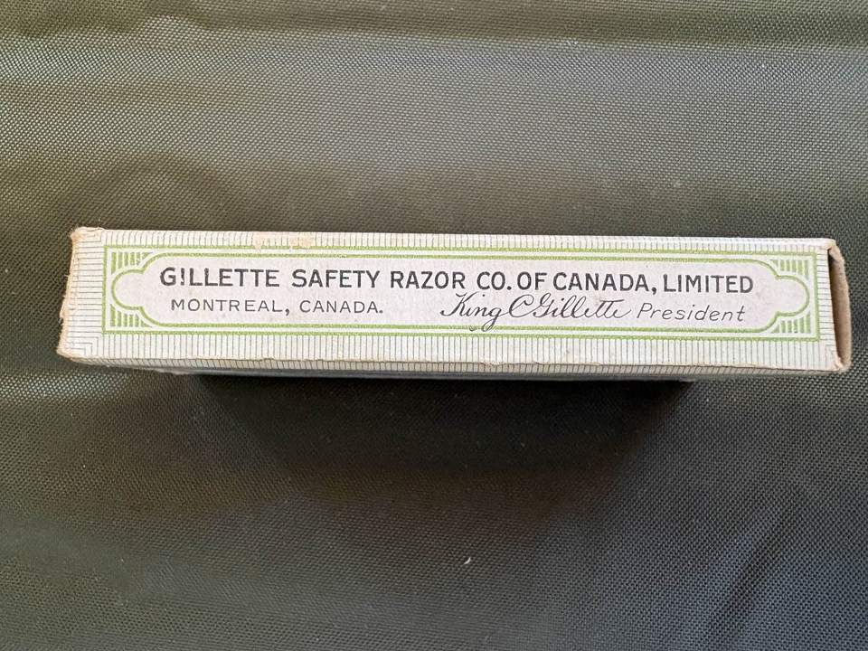 Pre-patent Gillette Vintage Razor - VERY RARE, UNUSED | eBay