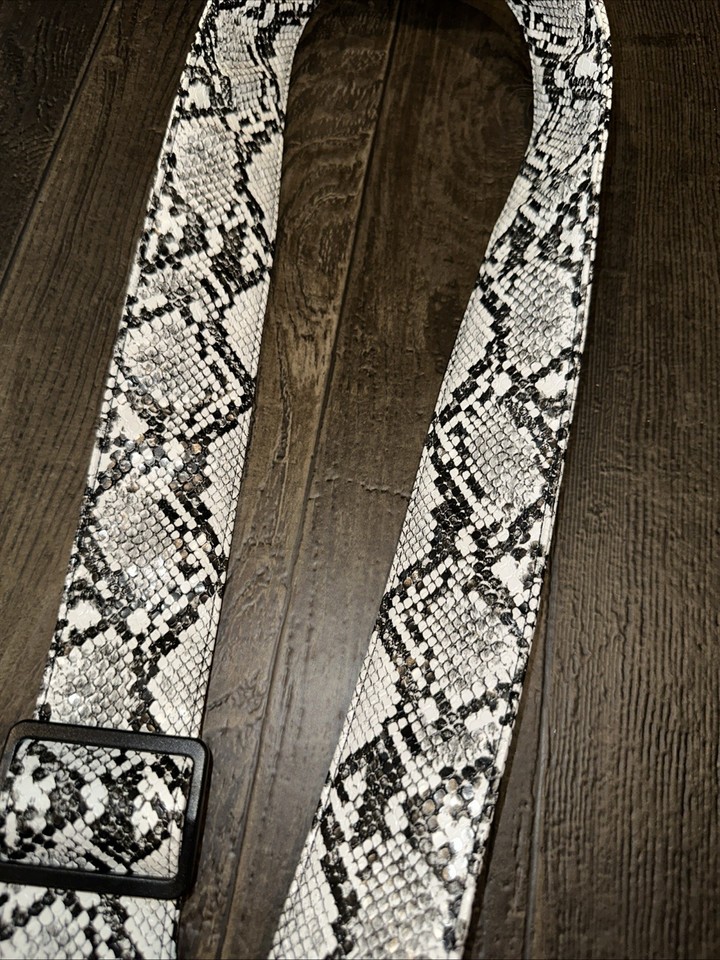 Snakeskin Guitar Strap Perri’s Leathers Ltd Adjustable Heavy Metal ...