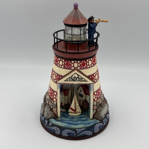 Jim Shore Summer Breezes Lighted Diorama Lighthouse 8" 2009 Enesco | eBay