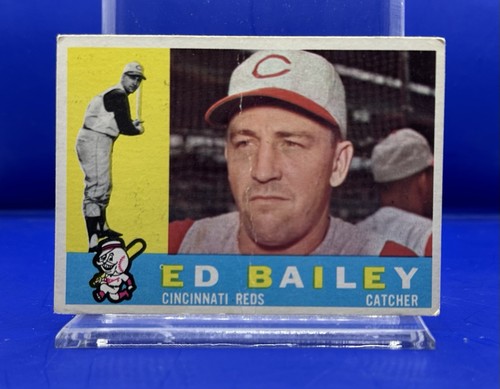 1960 Topps Ed Bailey Cincinnati Reds #411 Wrinkle | eBay