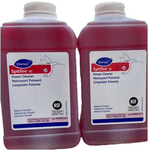 Lot of 2 Diversey Spitfire SC 21 Power Cleaner 2.5L Refills 95892221 | eBay