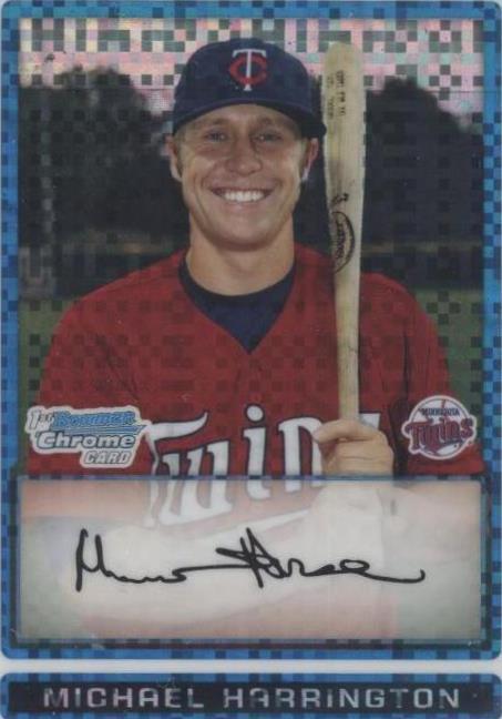 2009 Bowman Chrome - Prospects Michael Harrington #BCP190 X-Fractor ...
