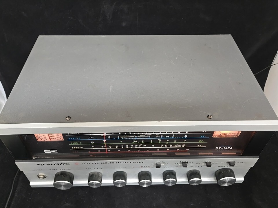 Realistic DX-150A Radio Shack AC/DC Solid State Communications Shortwave Ham | eBay