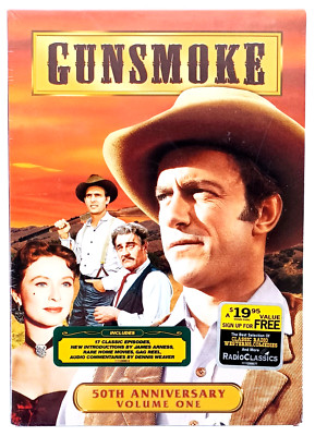GUNSMOKE - 50TH ANNIVERSARY VOL. 1 - PARAMOUNT / CBS - (3) DVD SET ...