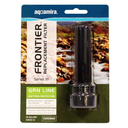Aquamira Grn Line Series 3 Frontier Replacement Filter Water Treatment ...