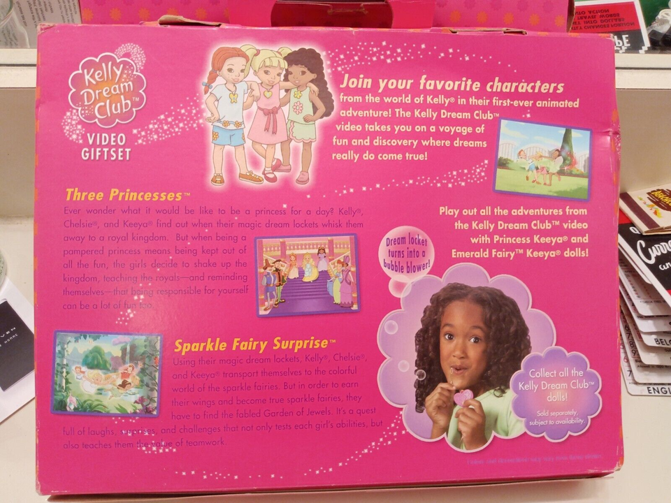 Kelly Dream Club, 2 Dolls, Video, Locket, Mattel, 2002, MIB | eBay