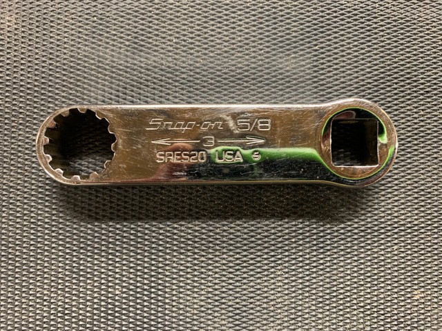 Snap-on 5/8" Hex Spline Torque Adapter 1/2" Drive SRES20 Snap on Ship ...