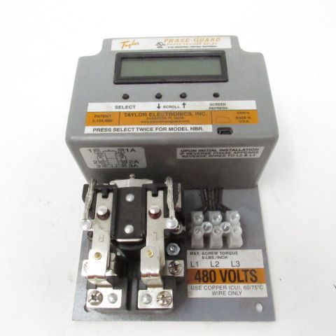 Taylor Phase-guard Phase Failure Relay Pnd-480 480v for sale online | eBay