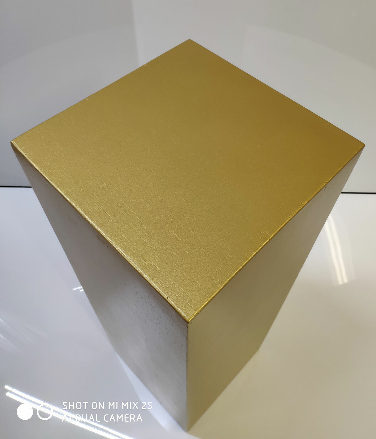 25" Tall GOLD Display Pedestal Stand Riser Column Pillar - Weddings ...