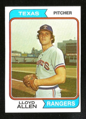 1974 Topps SET BREAK #539 LLOYD ALLEN TEXAS RANGERS (001) | eBay