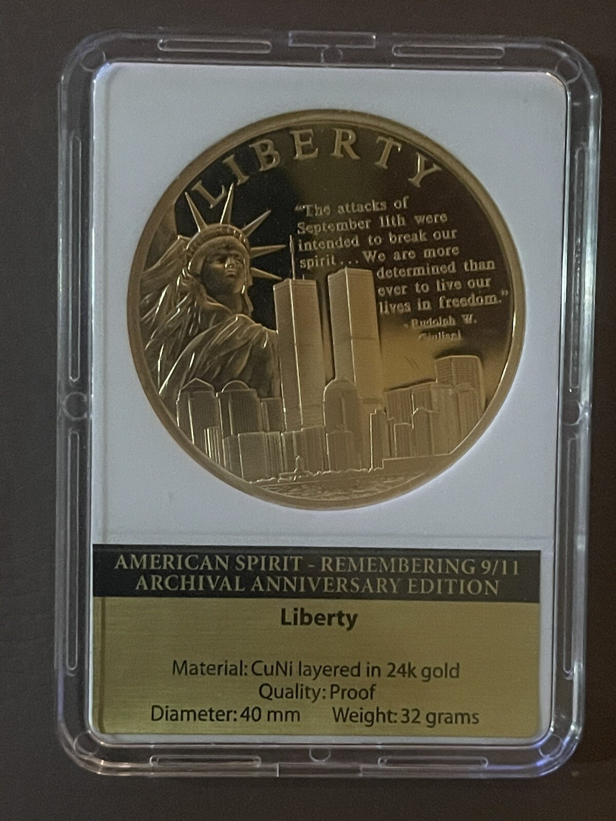 History of America ~ World Trade Center ~ Commemorative Coin ~ America ...