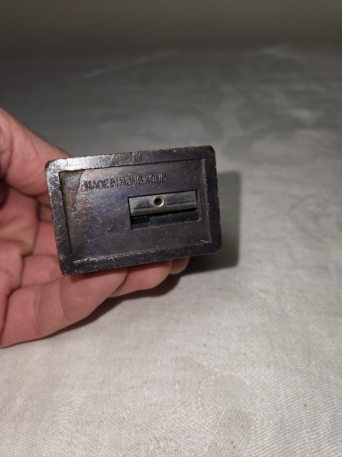 Vintage Metal Pencil Sharpener Old Fashioned Miniature Slot Machine ...