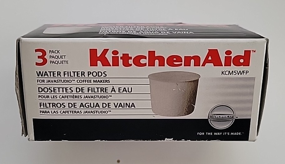 Coffee Maker Water Filter Pods for KitchenAid KCM5WFP 3-Pk 793713615677 ...