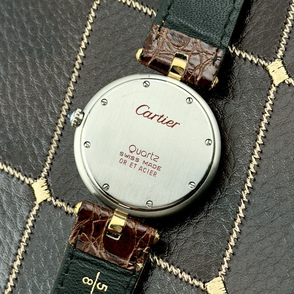 Vintage 1990s Cartier Panthere Vendome - Roman Numeral Dial - Ref ...