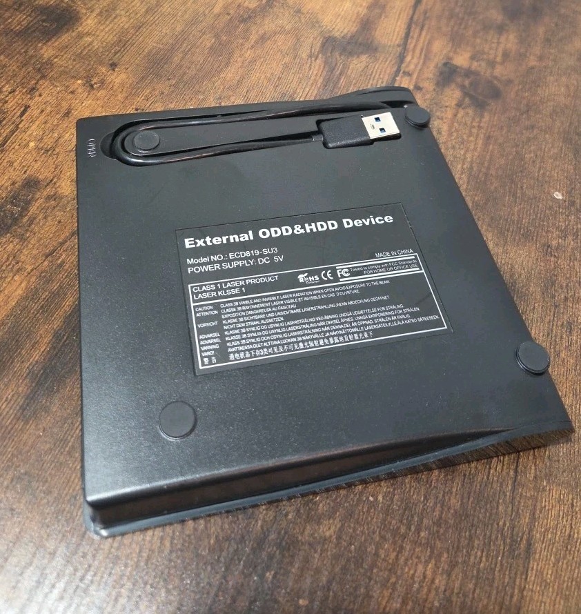 Gotega External ODD & HDD Device USB 3.0 - Black Model ECD819 - SU3 | eBay
