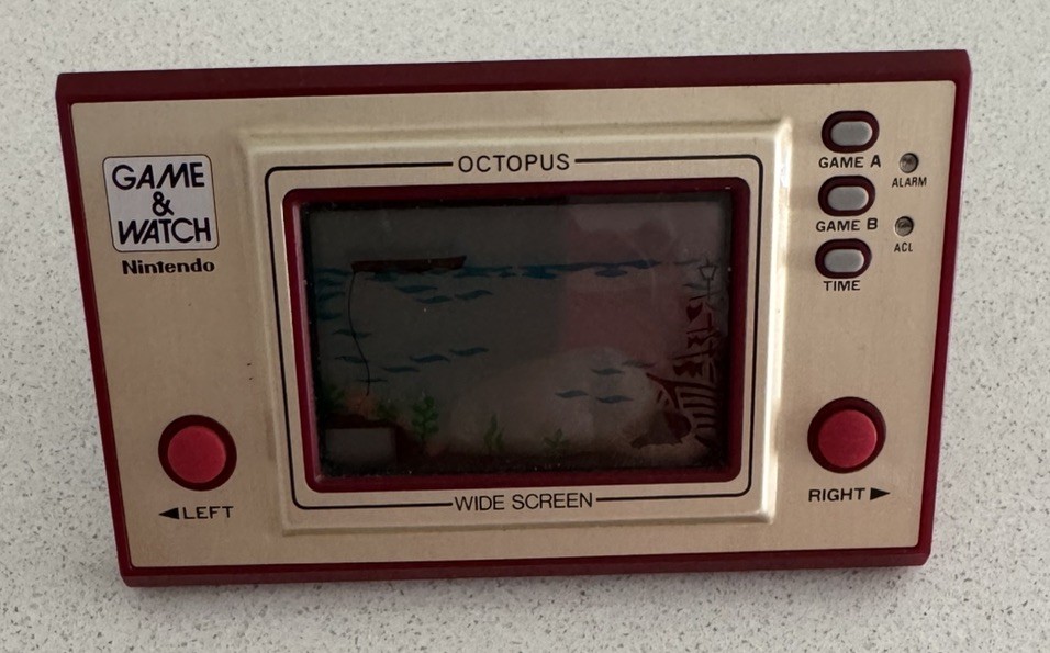 Nintendo Game & Watch Fire Wide Screen classic toys vintage handheld ...