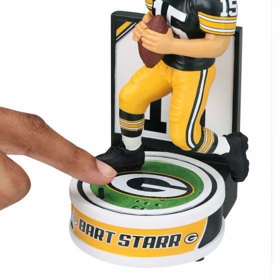 Bart Starr Green Bay Packers #15 Hero FOCO Bobblehead w/ Sound | eBay