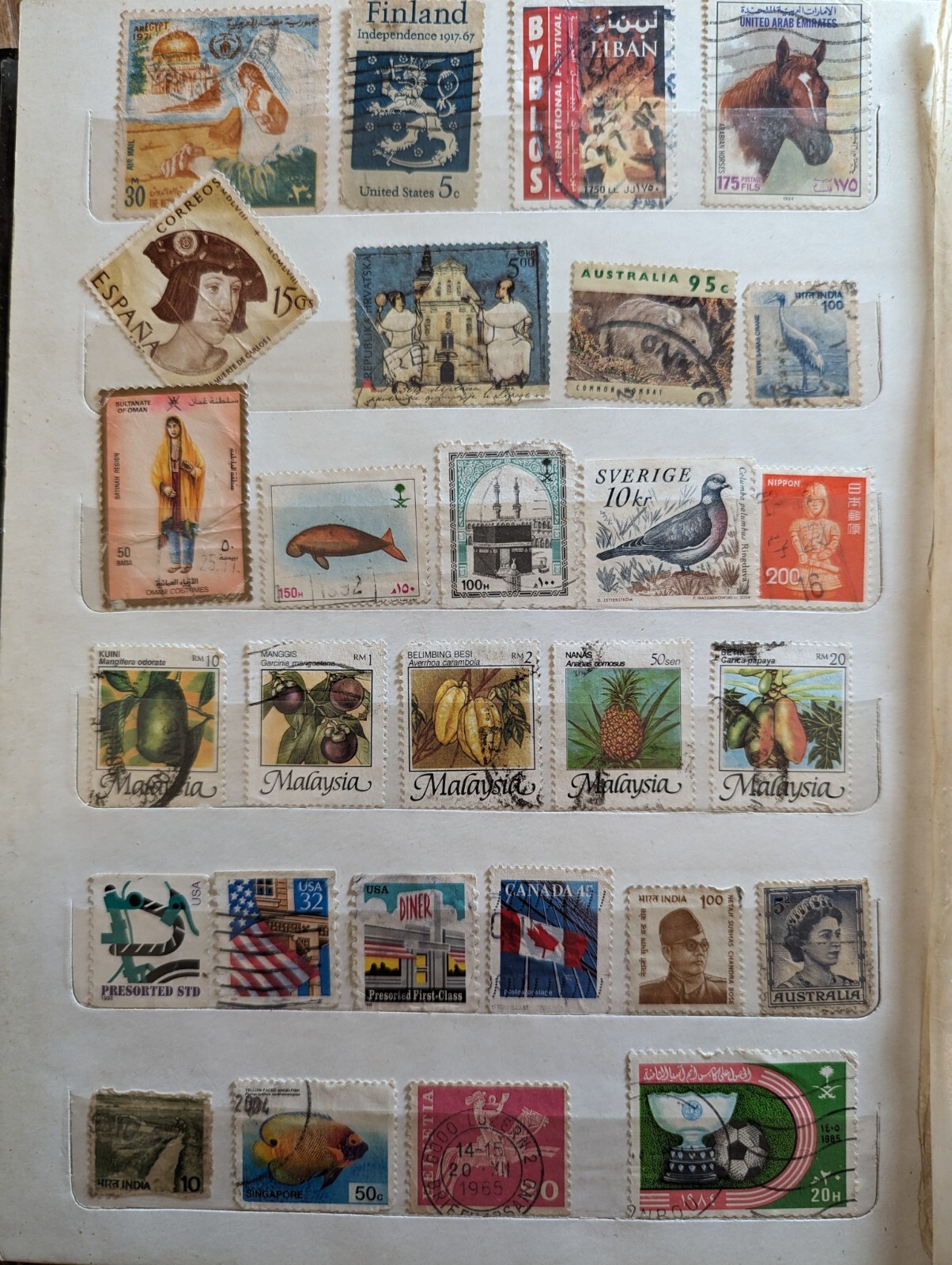 Very Rare Vintage Stamp Collection Multinational Stamp Collection Free ...