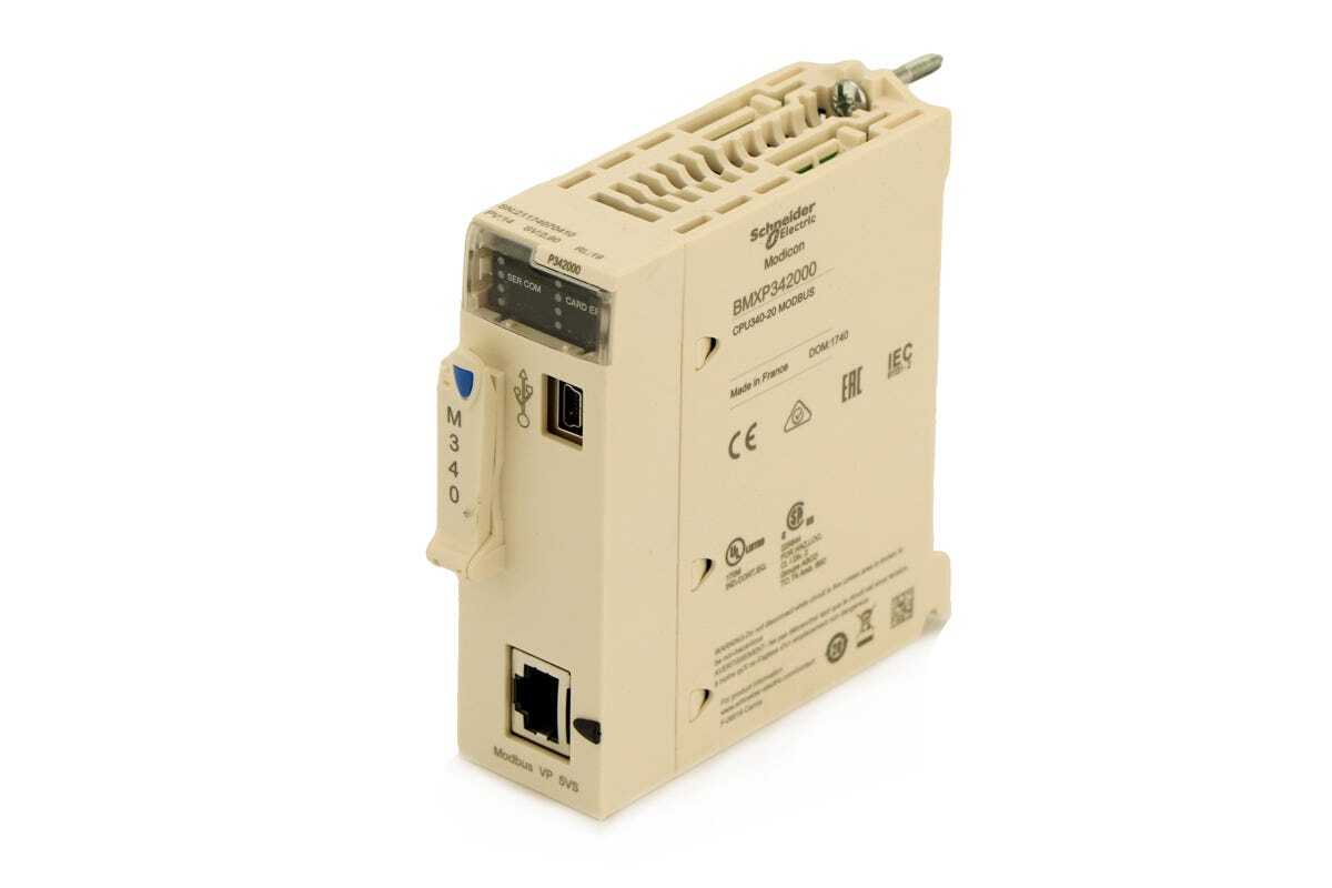 Schneider Electric BMXP342000 PV 04 Modicon Cpu340-20 Modbus Ethernet ...