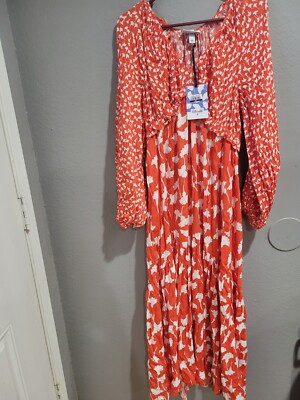 Diane Von Furstenberg DVF For Target Small Ginkgo Cherry Tomato Maxi ...