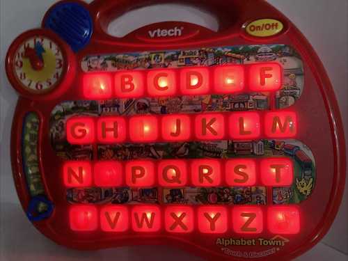 VTech Alphabet Town Touch & Discover ABC Count Spell Phonics - 8 ...
