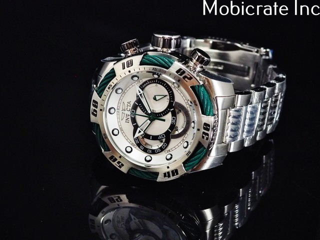 Invicta 27059 Speedway Men's Quartz Chronograph - Silver/Green for sale ...